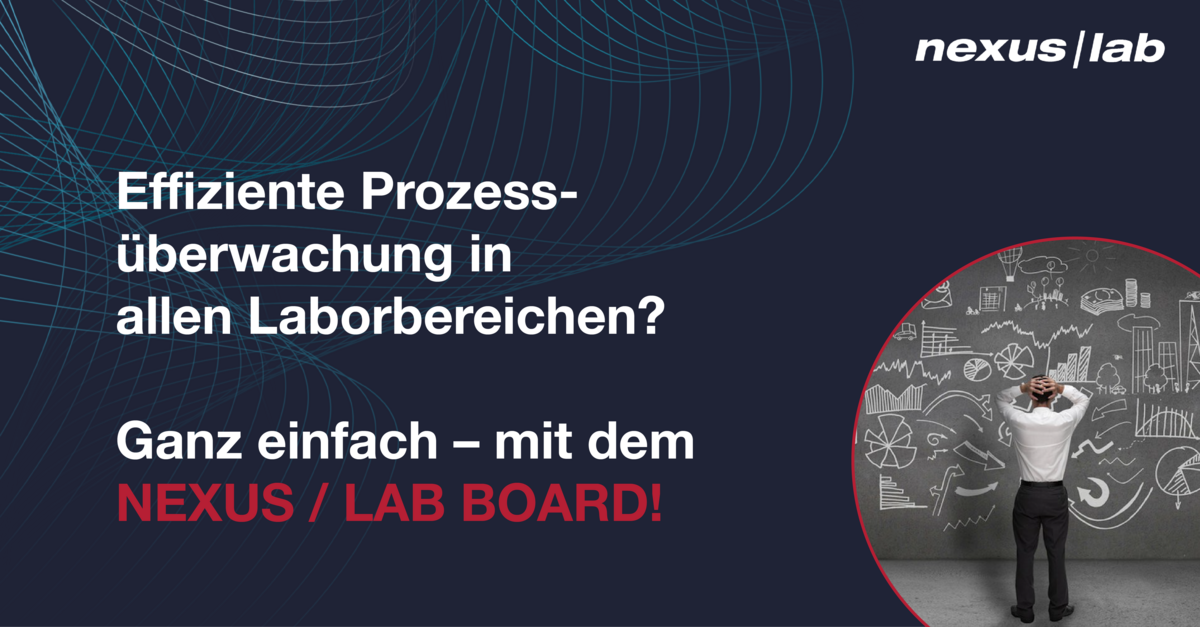 Effiziente Prozessüberwachung in allen Laborbereichen mit dem NEXUS / LAB BOARD - NEXUS / AG